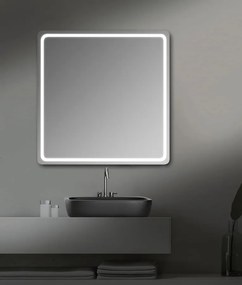 Sapho NYX zrcadlo s LED osvětlením 800x800mm NY080