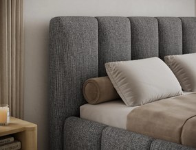 Postel Edvige + Dřevěný rám + plynový výtah + kontejner 180x200