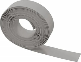 Travní lem šedý 10 m 15 cm polyethylen 154396
