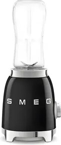 SMEG PBF01BLEU černá / Smoothie mixér / 300 W / 0,6 l / 2 rychlosti