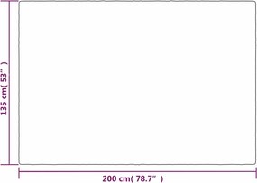 Zátěžová deka s povlečením šedá 135 x 200 cm 10 kg textil 3154888