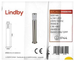 Lindby - LED Venkovní lampa BELEN LED/4,1W/230V IP44