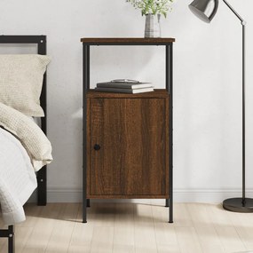 vidaXL Noční stolek 41 x 31 x 80 cm kompozitní dřevo [825925] Barva: hnědý dub
