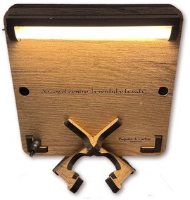 Li-Go "Ježíš s trnovou korunou" lampa 19x19cm provedení povrchu: dub světlý