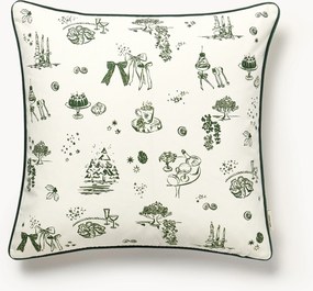 Designový vánoční povlak na polštář Clarette by Agathe Marty