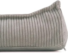 Podlahový puf manšestr béžová