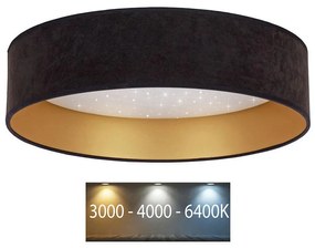 Brilagi | Brilagi - LED Stropní svítidlo VELVET STAR LED/24W/230V pr. 40 cm  černá/zlatá | BG0312