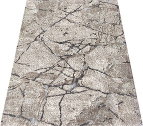 DY Béžový koberec s mramorovým vzorem Panamero 25 Rozměr: 60x100 cm