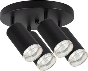 Brilagi - Koupelnové bodové svítidlo SELE AQUA 4xGU10/30W/230V IP44 černá