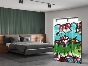 Dětský paraván graffiti Rozměr: 135 x 180 cm