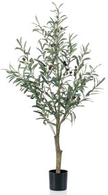 Emerald Umělý olivovník 115 cm v plastovém květináči, Emerald 435922 HangarStore.cz