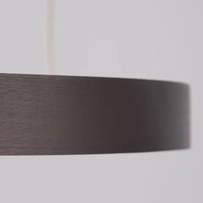 LED lustr Esteva 65 hnědá