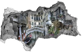 Wallmuralia Fototapeta díra na zeď 3D Benátky Itálie 95x73 cm