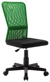 Kancelářská židle černá a zelená 44x52x100 cm síťovina textil