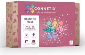 Stavebnice connetix tiles geometry pastel (40 ks)