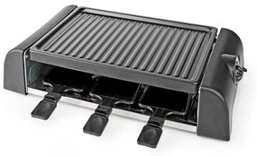 Nedis | Nedis FCRA220FBK6 - Raclette gril s příslušenstvím 1000W/230V | NE0405