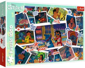 Trefl Puzzle Lilo&Stitch - Sladké vzpomínky 1000 dílků 68,3x48cm v krabici 40x27x6cm