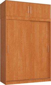 Šatní skříň s nástavbou Mono 150 cm olše