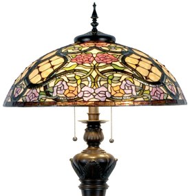 Rosaly - stojata lampa v Tiffany stylu