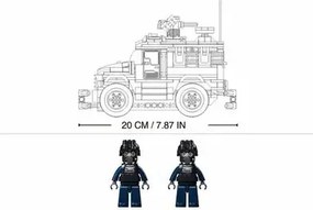 Sluban Power Bricks M38-B1156 Bojové vozidlo Tiger / LEGO - kompatibil