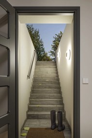 P 94955 LED venkovní nástěnné svítidlo Aureva IP65 kruhové 220mm 2200 - 4000K 20,5W 230V antracit/bílá polykarbonát - PAULMANN