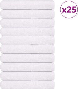 Ručníky FROGN 25 ks bílé 100x200 cm 360 g/m² 136668