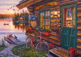 SCHMIDT Puzzle Chata u jezera / 1000 dílků / od 12 let