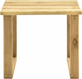 Stolek k zahradní posteli 30 x 30 x 26 cm impregnovaná borovice 315394