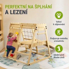 Dětská vnitřní prolézačka, skluzavka, lezecká stěna, mini
