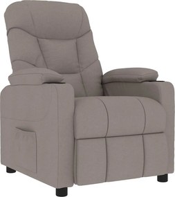 Masážní křeslo taupe textil 339100