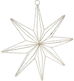 Vánoční závěsná hvězda, 40 LED, 40 cm