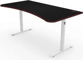 AROZZI ARENA Gaming Desk herní stůl černobílý / D:160cm / Š: 71-82cm /