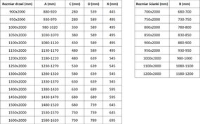 Mexen Exo, sprchový kout s křídlovými dveřmi 95 x 100 cm, 6mm čiré sklo, černý profil, 819-095-100-70-00