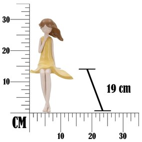 Dekorativní soška ve tvaru panenky Mauro Ferretti Dolly, výška 30 cm