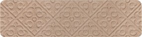 Costway 15 Koberce na schody Protiskluzové koberce na schody 76 cm x 20 – béžový
