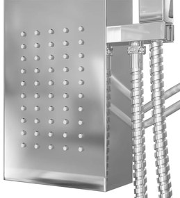 Sprchový panel set z nerezové oceli čtvercový - Default Title