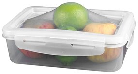 CMP Paris Obědový plastový box, svačinová krabička, dóza, 1l, se silikonovým víkem, bílá KA4295B