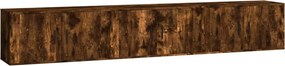 Nástěnné TV skříňky 3 ks kouřový dub 80 x 34,5 x 40 cm 3188363