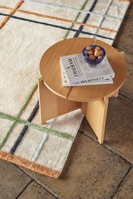 Hübsch Odkládací stolek DASH světlý ø55 cm 881603