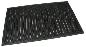 Gumová děrovaná čistící vstupní rohož FLOMA Waves - 60 x 90 x 1,5 cm
