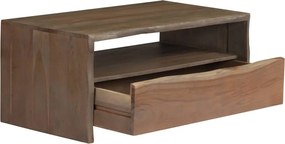 vidaXL Konferenční stolek dřevo akácie přírodní hrany 90x50x40 cm [246127] Barva: Šedá