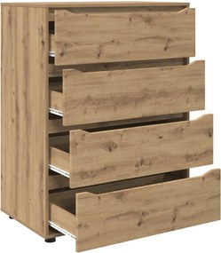 Úložné skříně 80 x 48 x 105 cm Kompozitní dřevo Artisanový dub 3406234