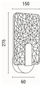 LED Nástěnné svítidlo SILK LED/8W/230V 3000K