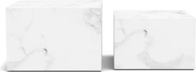 ACTONA Set 2 stolků DICE mramor 58x58cm 0000096361