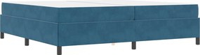 Rám postele Tmavě modrá 200 x 200 cm textil 3399088