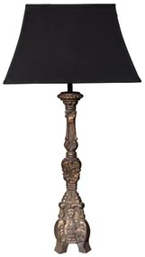 Prémiová vyřezávaná lampa ve stylu Art Bois s atypickým stínítkem 70 cm