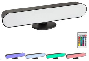 Rabalux | Rabalux 76016 - LED RGB Stmívatelná stolní lampa PARKER LED/3W/5V černá | RL76016