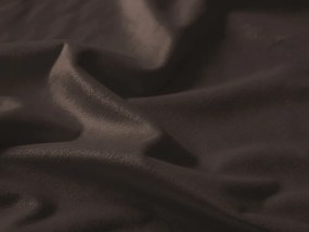 Biante Velký sametový oválný ubrus Velvet Premium SVP-016 Tmavě hnědý 240x280 cm