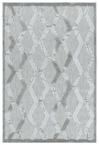 Ayyildiz, Kusový koberec Bahama 5158 Grey – na ven i na doma, 80x250, šedá, chodba / předsíň
