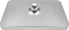 Rea Rea, obdélníková dešťová sprcha 380x210 mm, JS-032, broušená ocel, REA-P0394